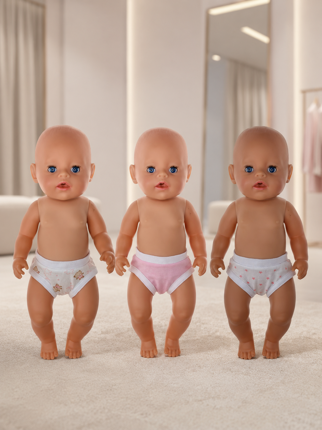 Набор трусиков для куклы Baby Born 38–43 см, 3 шт, КуклаПупс