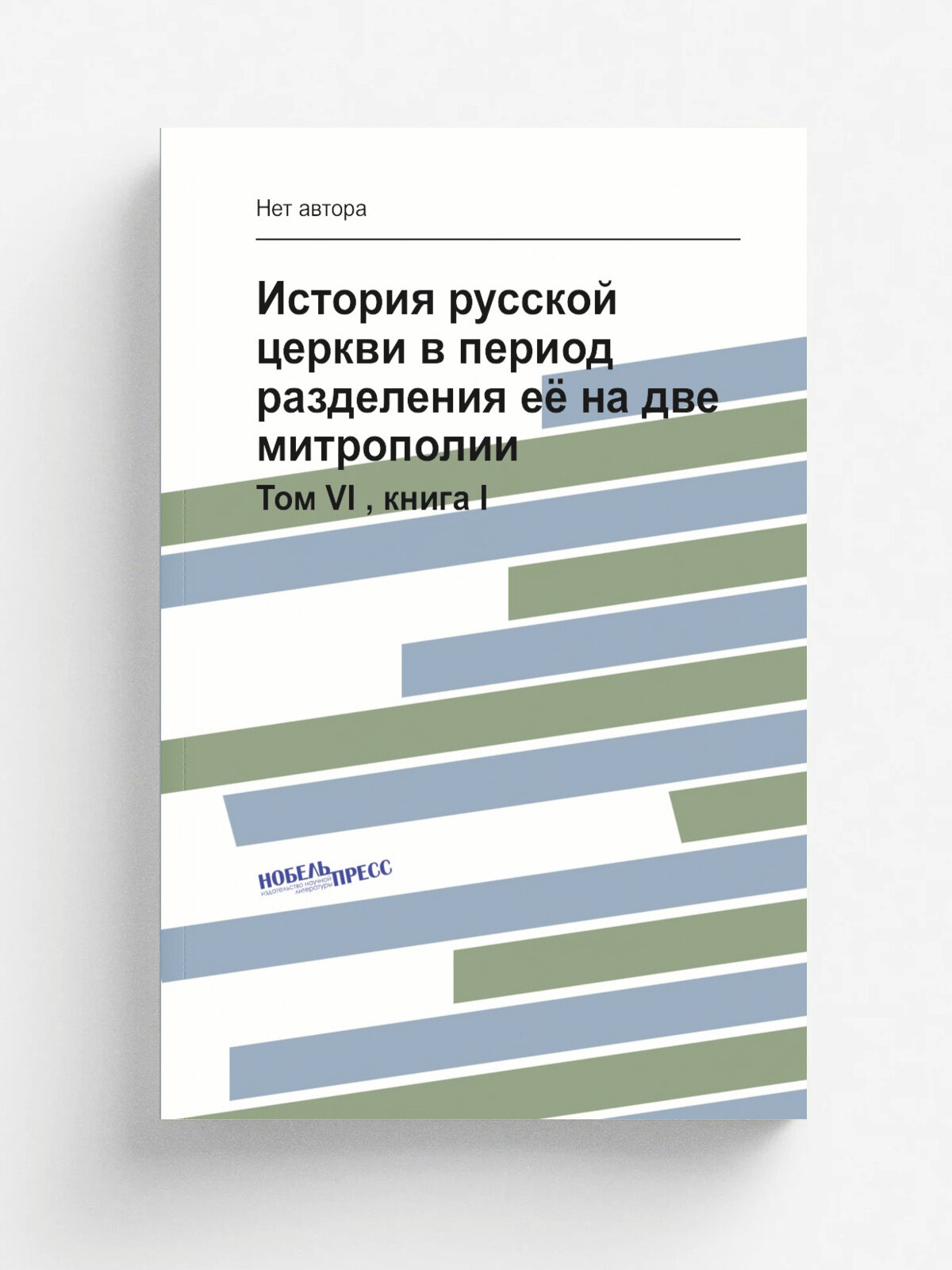 История русской церкви в период разделения её на две митрополии. Том VI , книга I