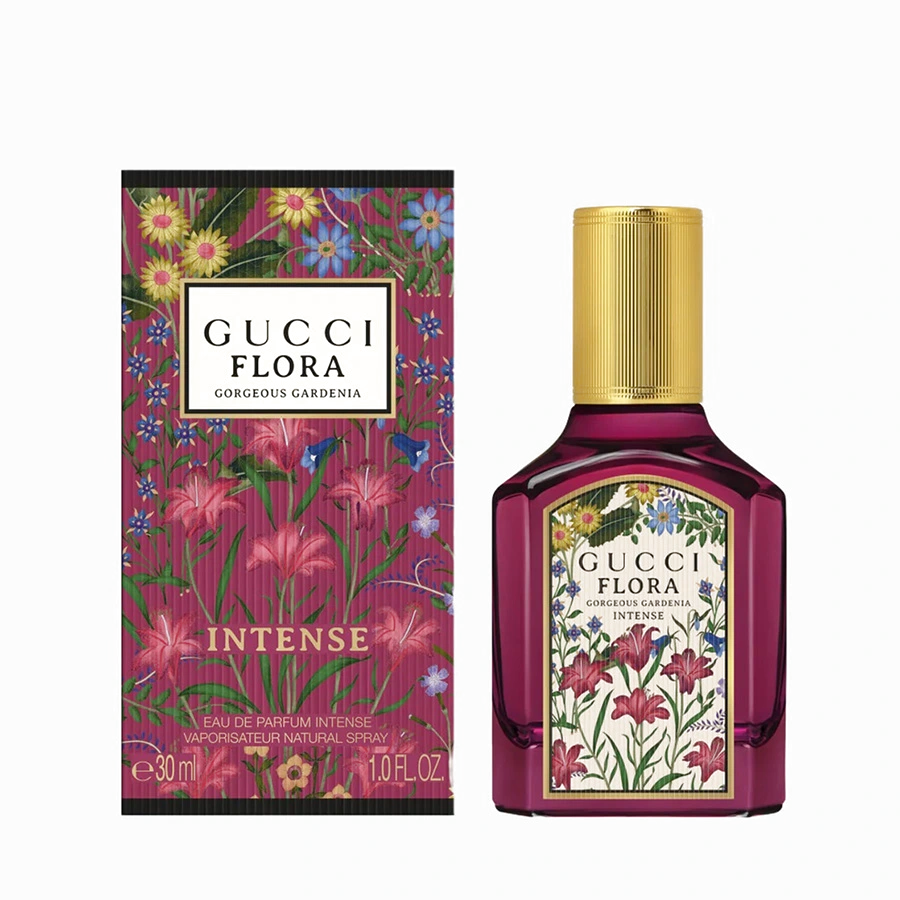 Женская парфюмерная вода Gucci Flora Gorgeous Gardenia Intense 30 мл / Флора Горгеус Гардения Интенс