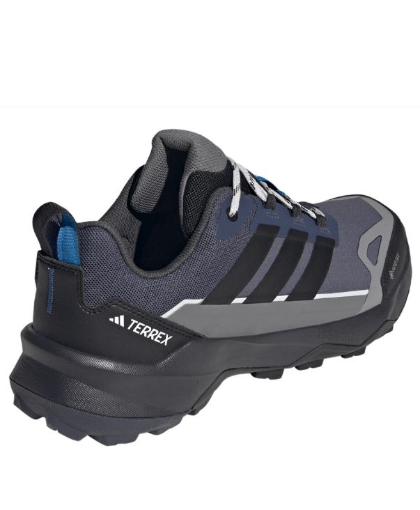 Ботинки хайкеры adidas Terrex SKYCHASER AX5 GTX, размер RU 44 UK 11 USm 11.5 СМ 28.4, черный, серый, синий — фото 1