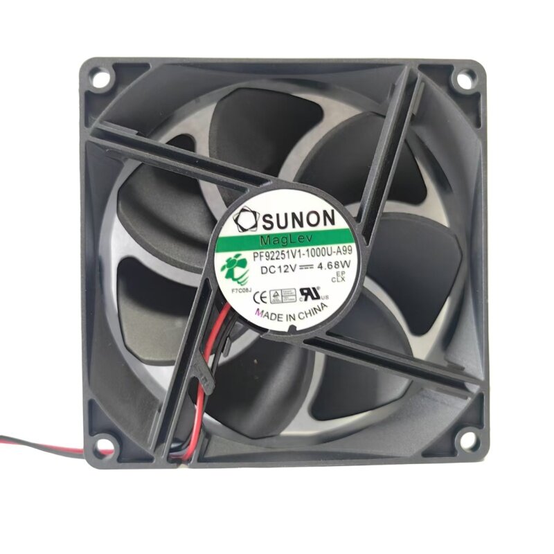 PF92251V1-1000U-A99 DC12V осевой вентилятор для промышленного оборудования 92×92×25мм 2-проводный