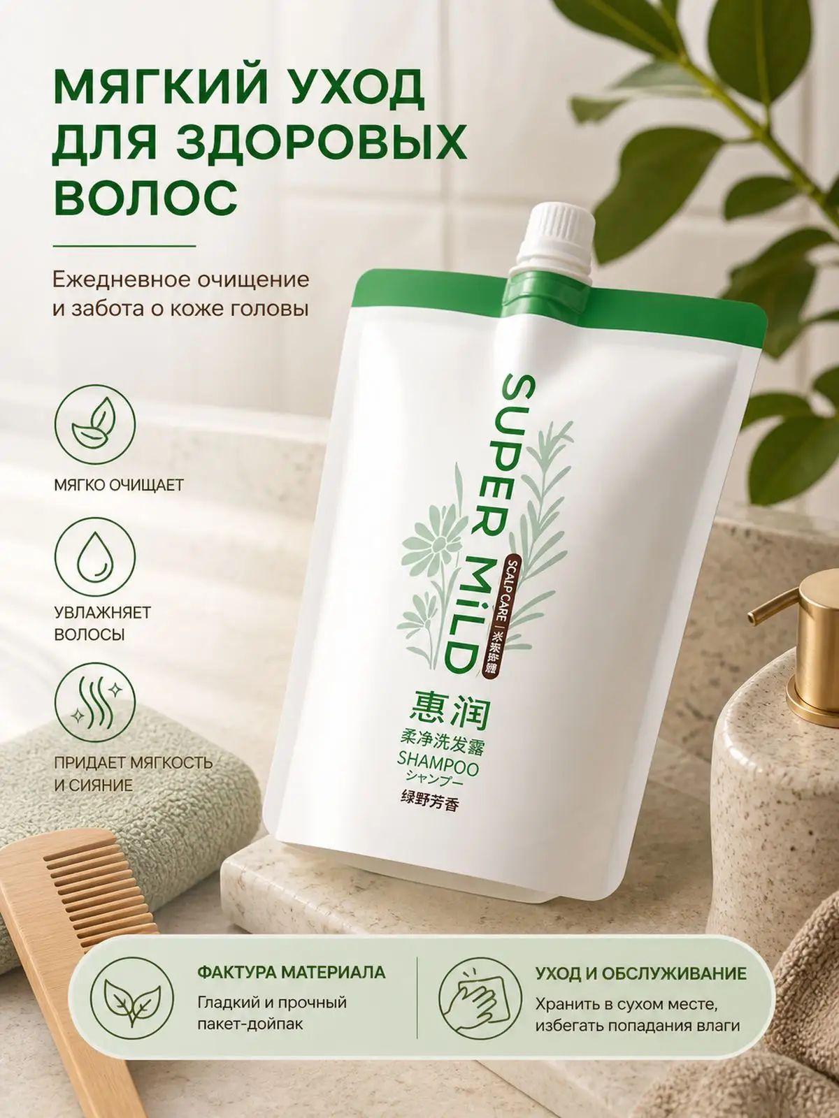 Shiseido Шампунь для волос, 1000 мл