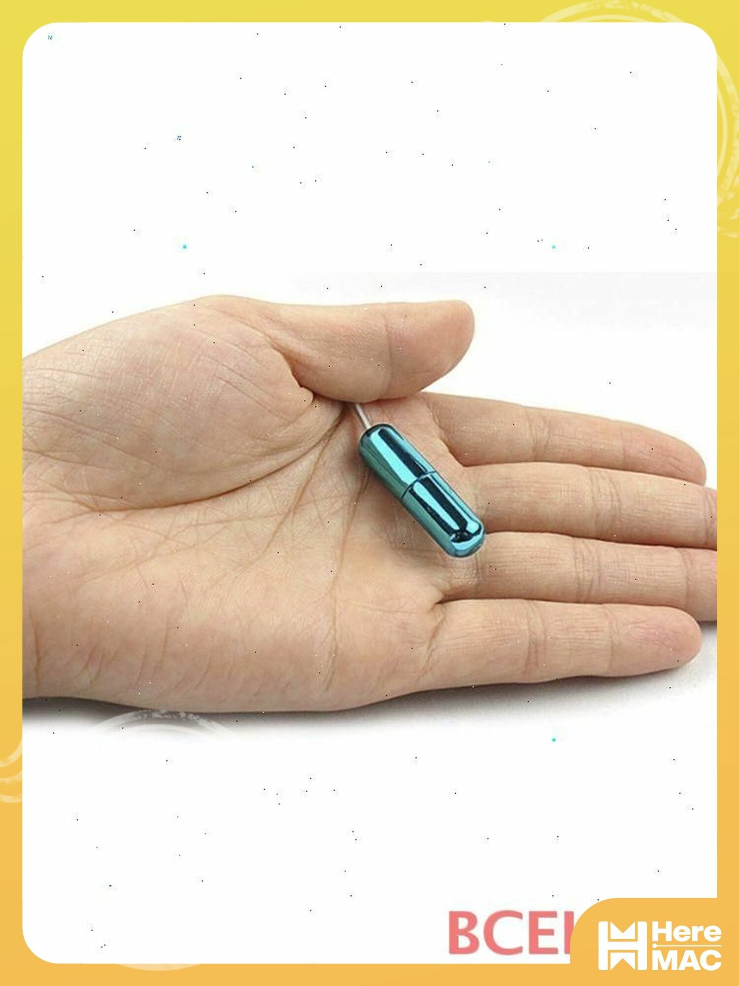 HereMAC Вибропуля, цвет: голубой, 3 см