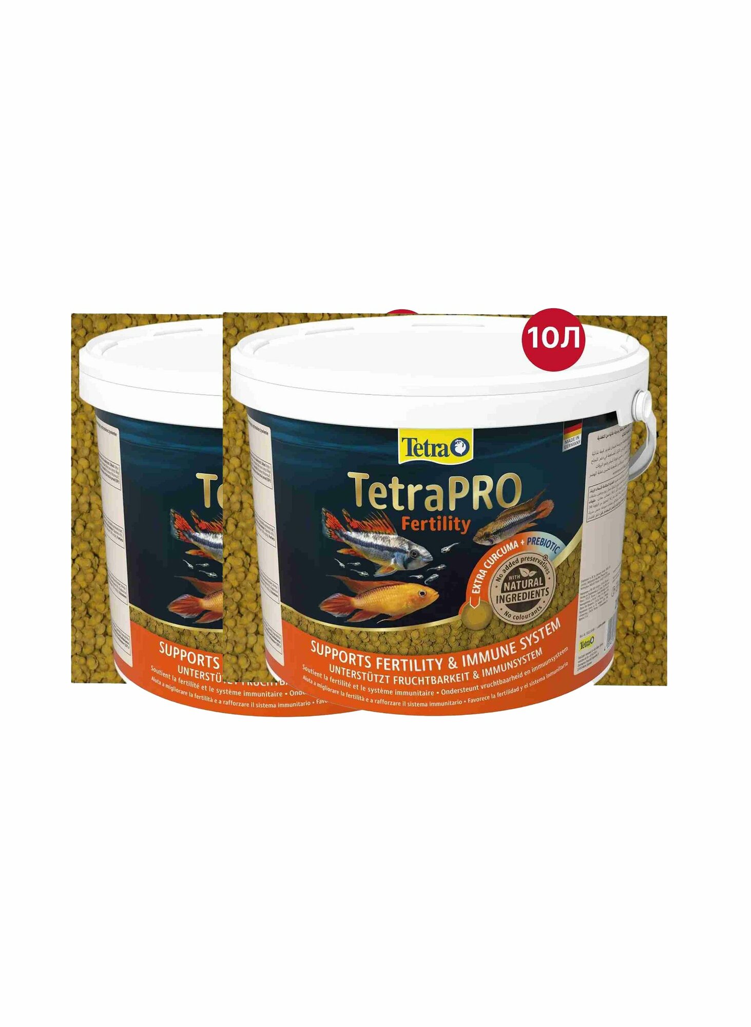 TetraPRO Fertility корм для плодовитости рыб 10 л (ведро) x 2 шт.