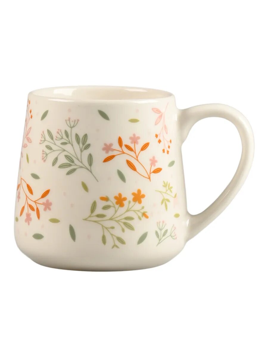 Кружка Flowerdays White 340 мл, фарфор.