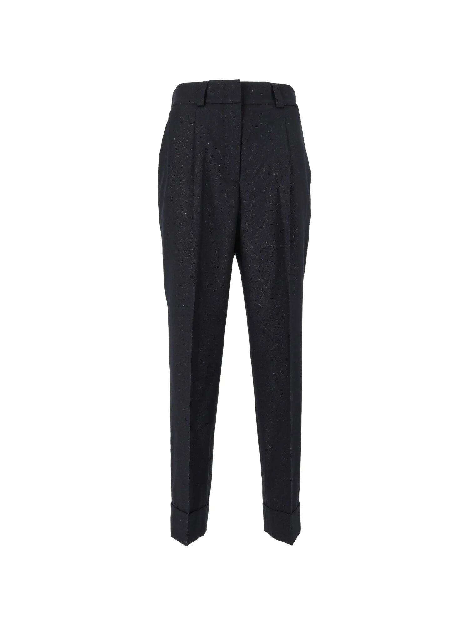 Брюки Pleated turned-up trousers
