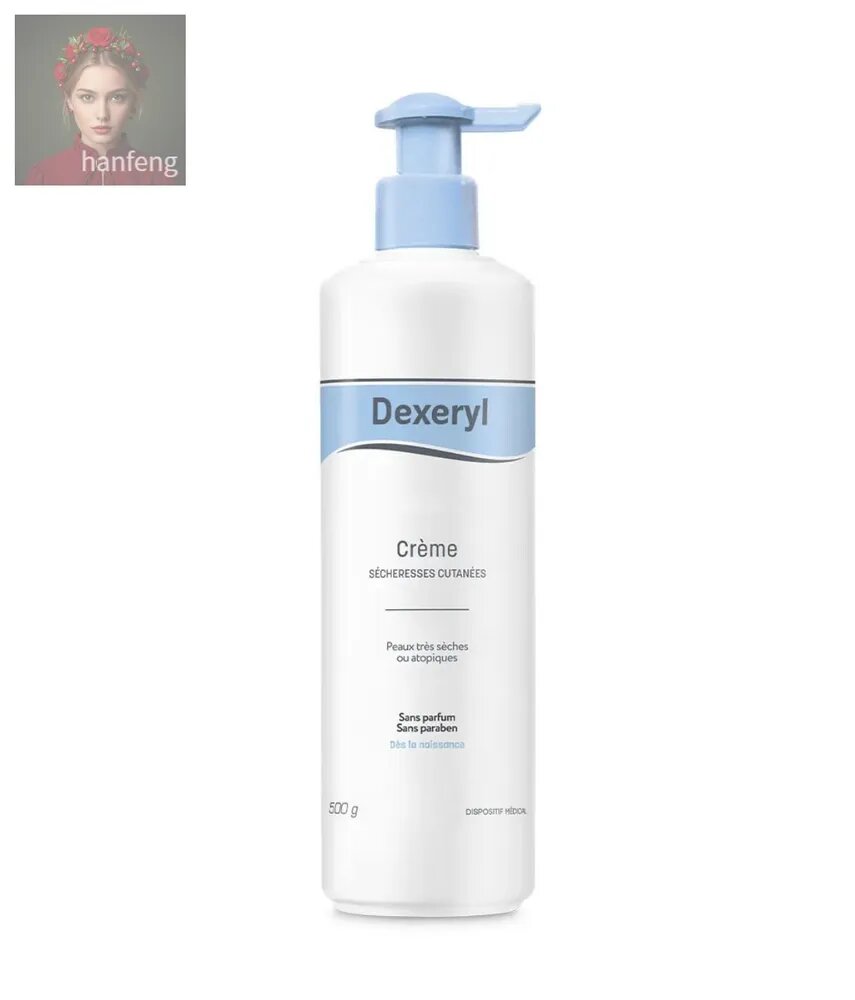 Dexeryl Creme 500мл./Дексерил Увлажняющий крем для очень сухой кожи, Срок годности до марта 2028 года.