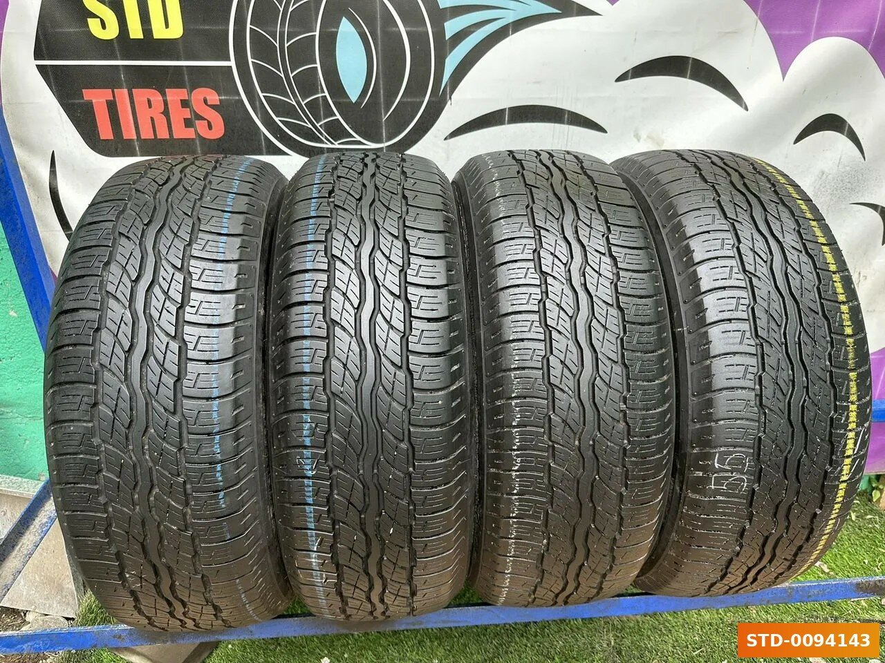 Комплект (2 шт) летних БУ шин Bridgestone Dueler H/T 687 235/55 R18 15% износ 7543253176