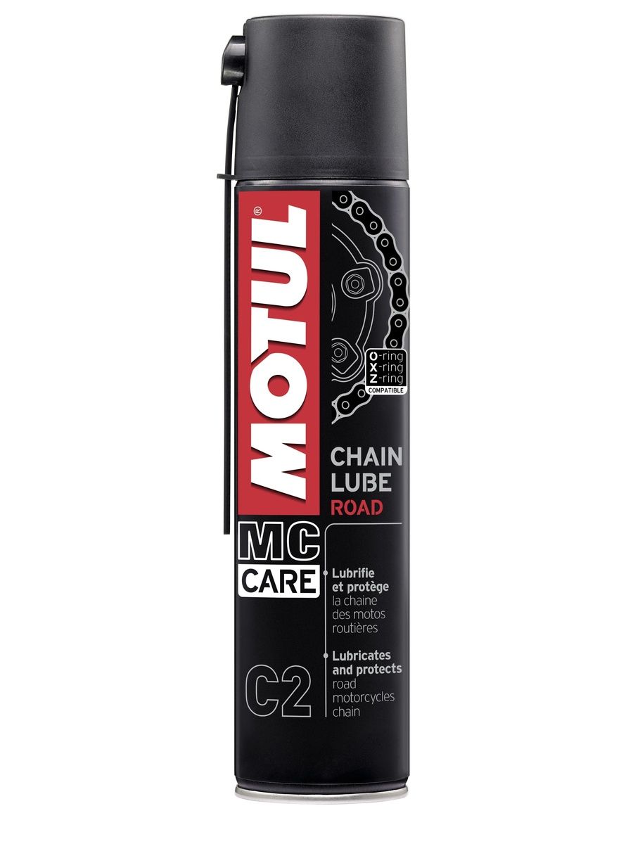 Смазка цепи MOTUL MC CARE C2 CHAIN LUBE ROAD (Спрей), 0.4 л.