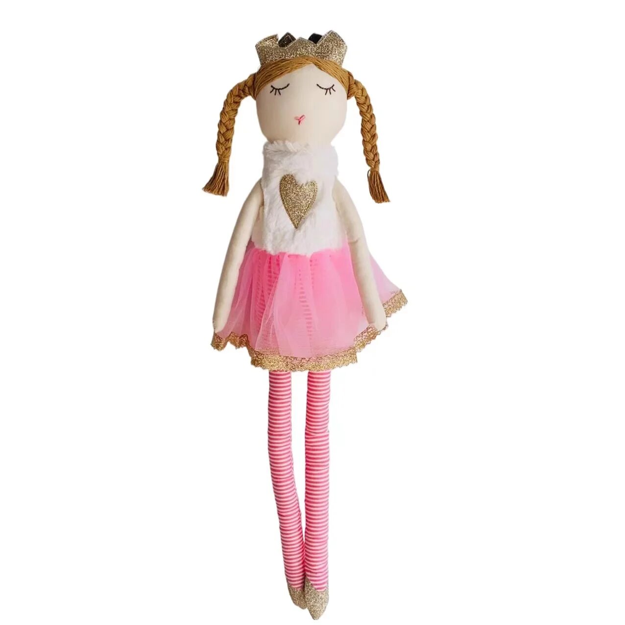 Мягкая игрушка принцесса розового цвета 50 см fairy doll6