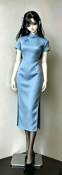 Платье для куклы BJD Taholicy 1/4 1/3 Синий, Синий, 3 point