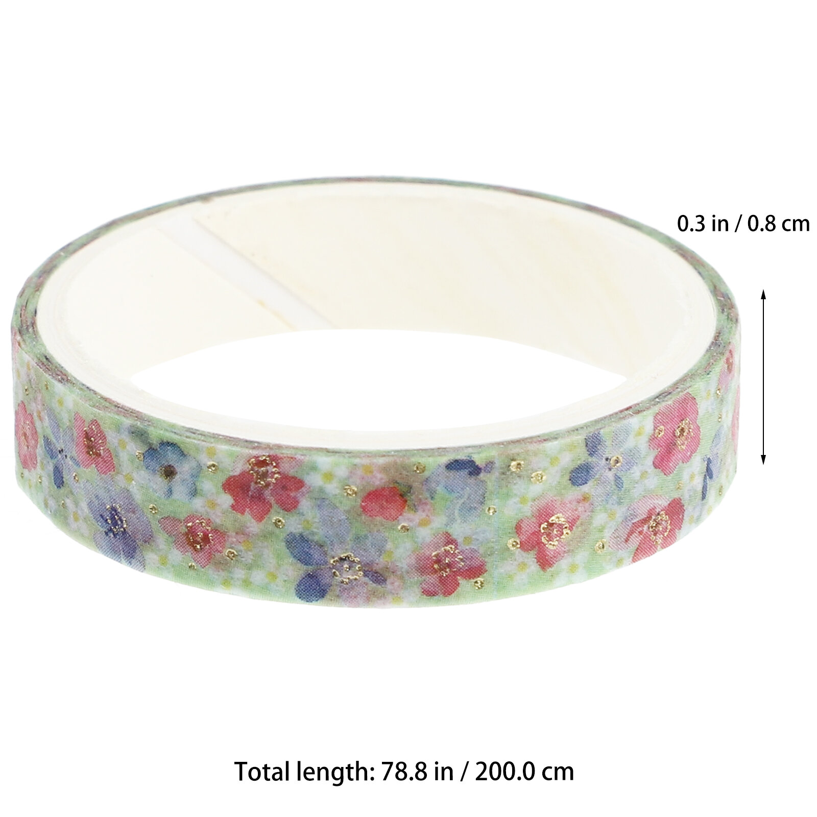 10 Рулонов Цветочных Лент Washi Для Творчества С AdhesiveDIY 0 8X200CM