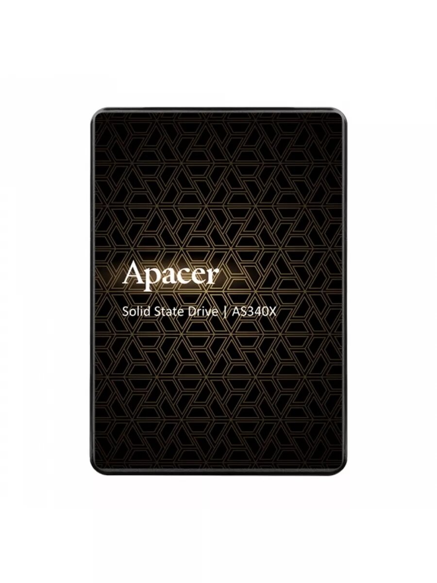 SSD-накопитель Apacer AS340X, 480GB, 2.5", SATA 6Gb/s (AP480GAS340XC-1) черный