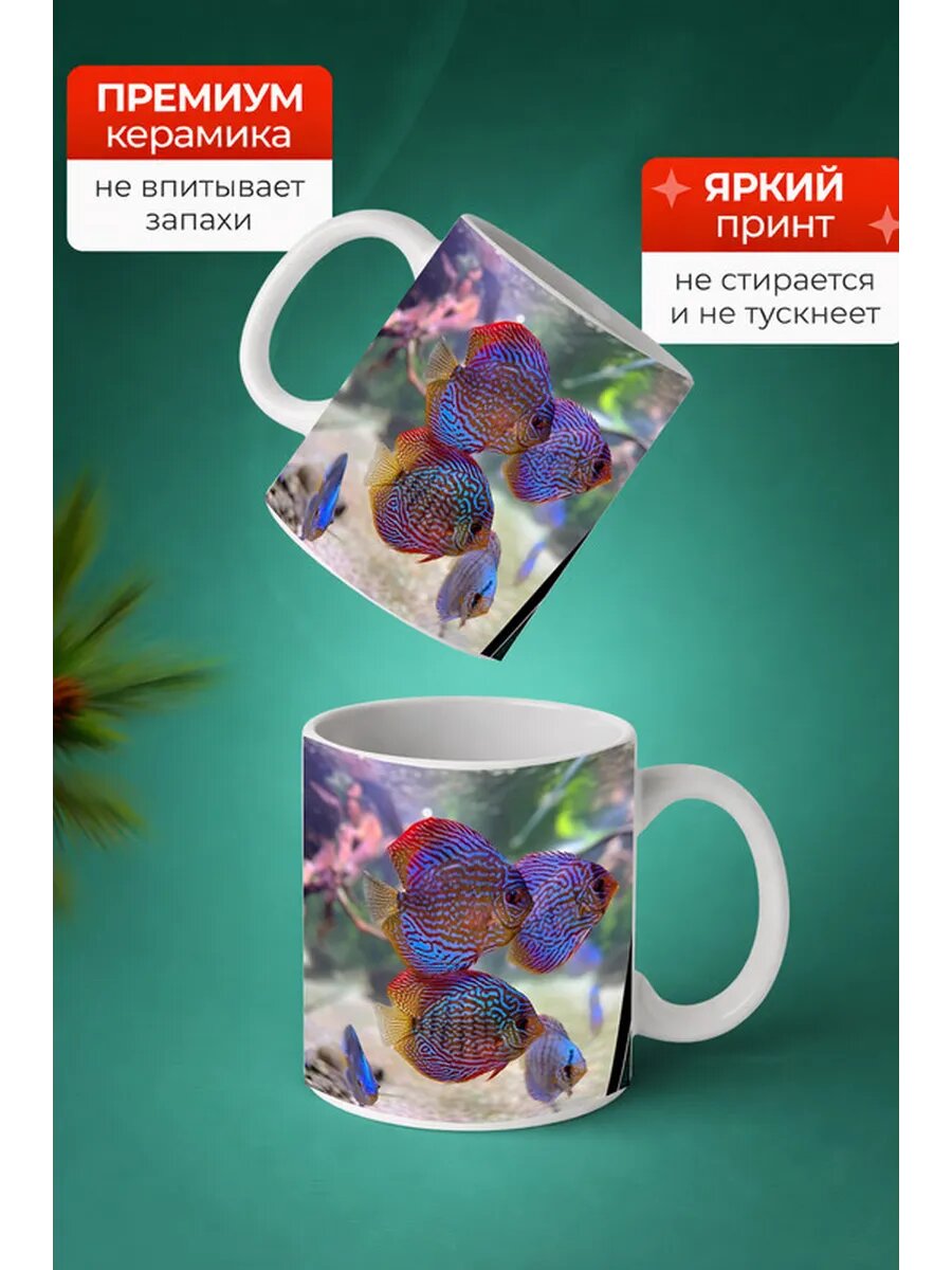Кружка Дискус рыбка 5, — фото 1
