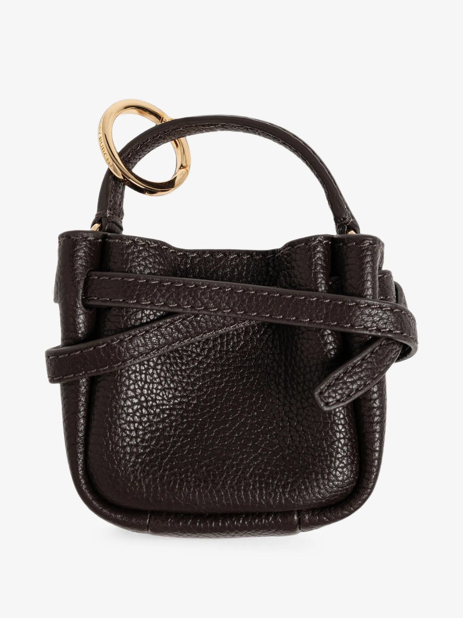 Сумка Tory Burch Romy bucket bag charm, коричневый — фото 1
