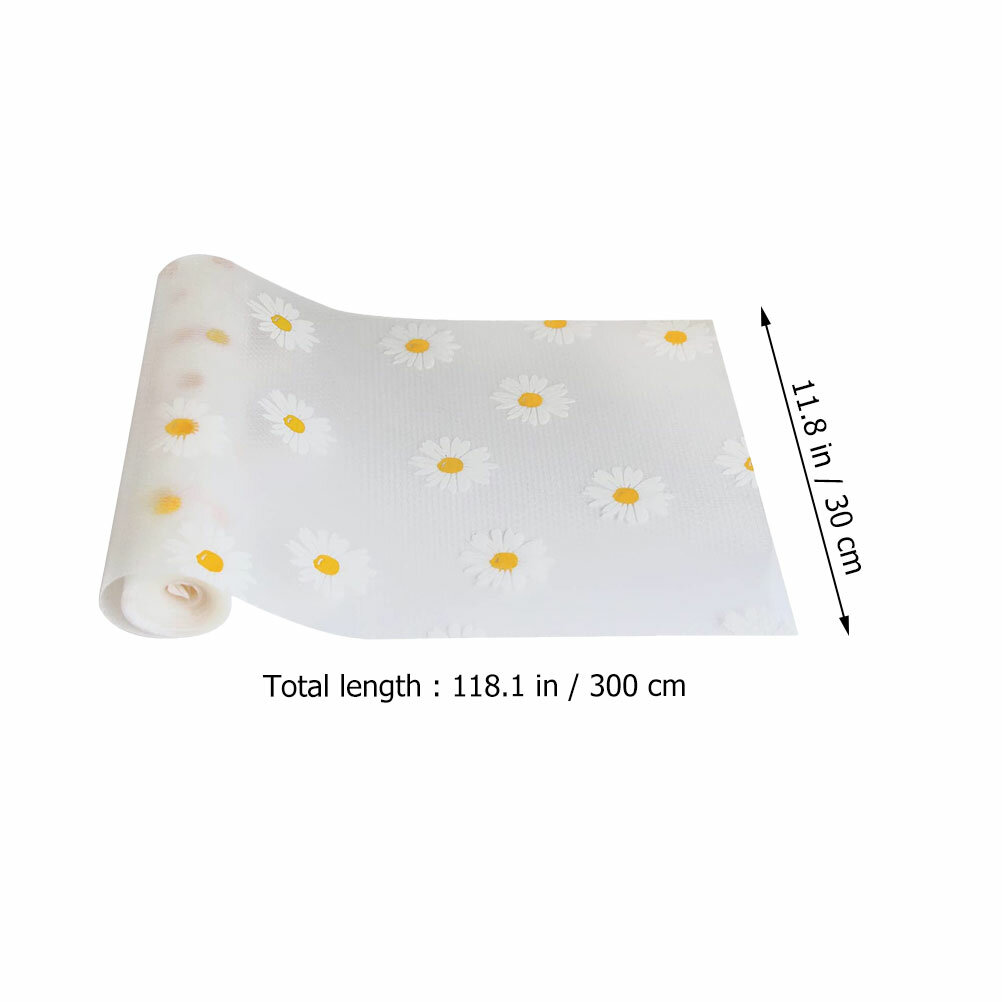 Накладки Для Ящиков Из EVA С Узором Герань 2 Штуки 300X30CM Transparent