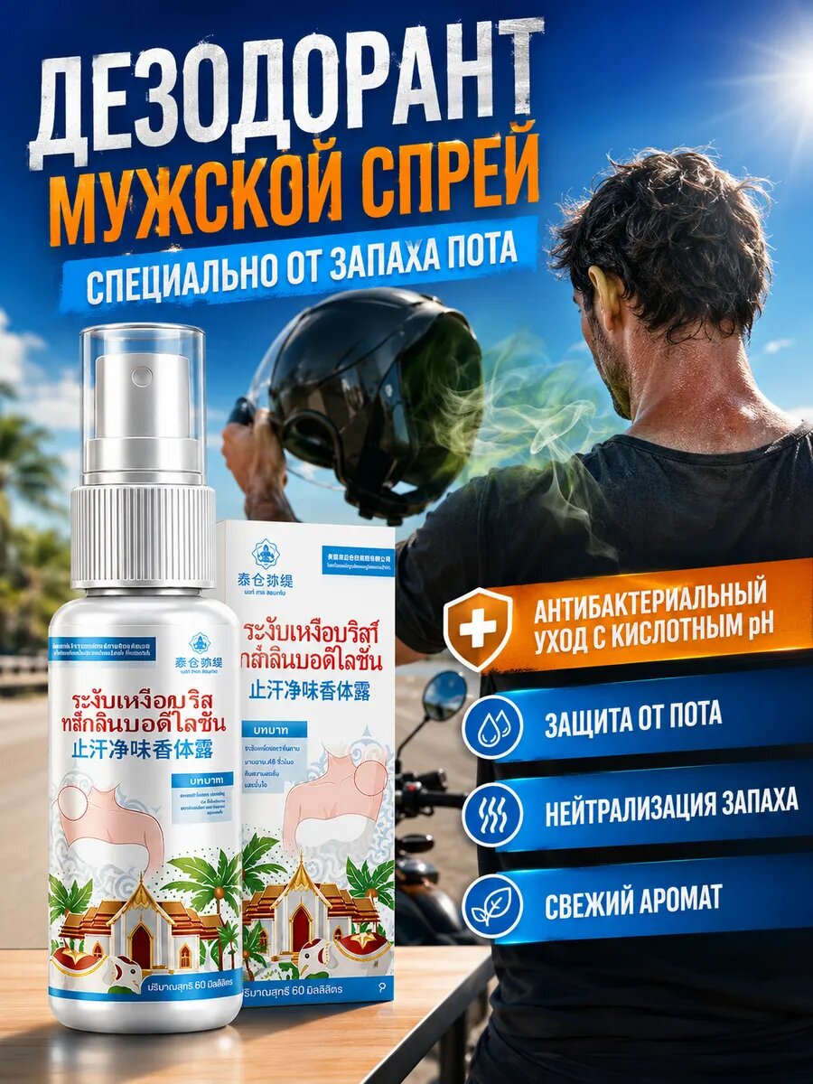 Дезодорант мужской антиперспирант спрей