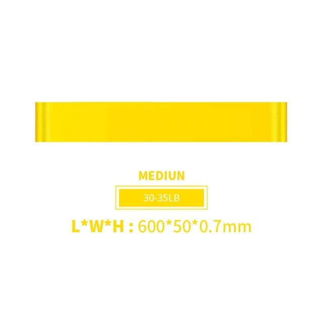 Эспандеры резиновые 5 уровней Yellow