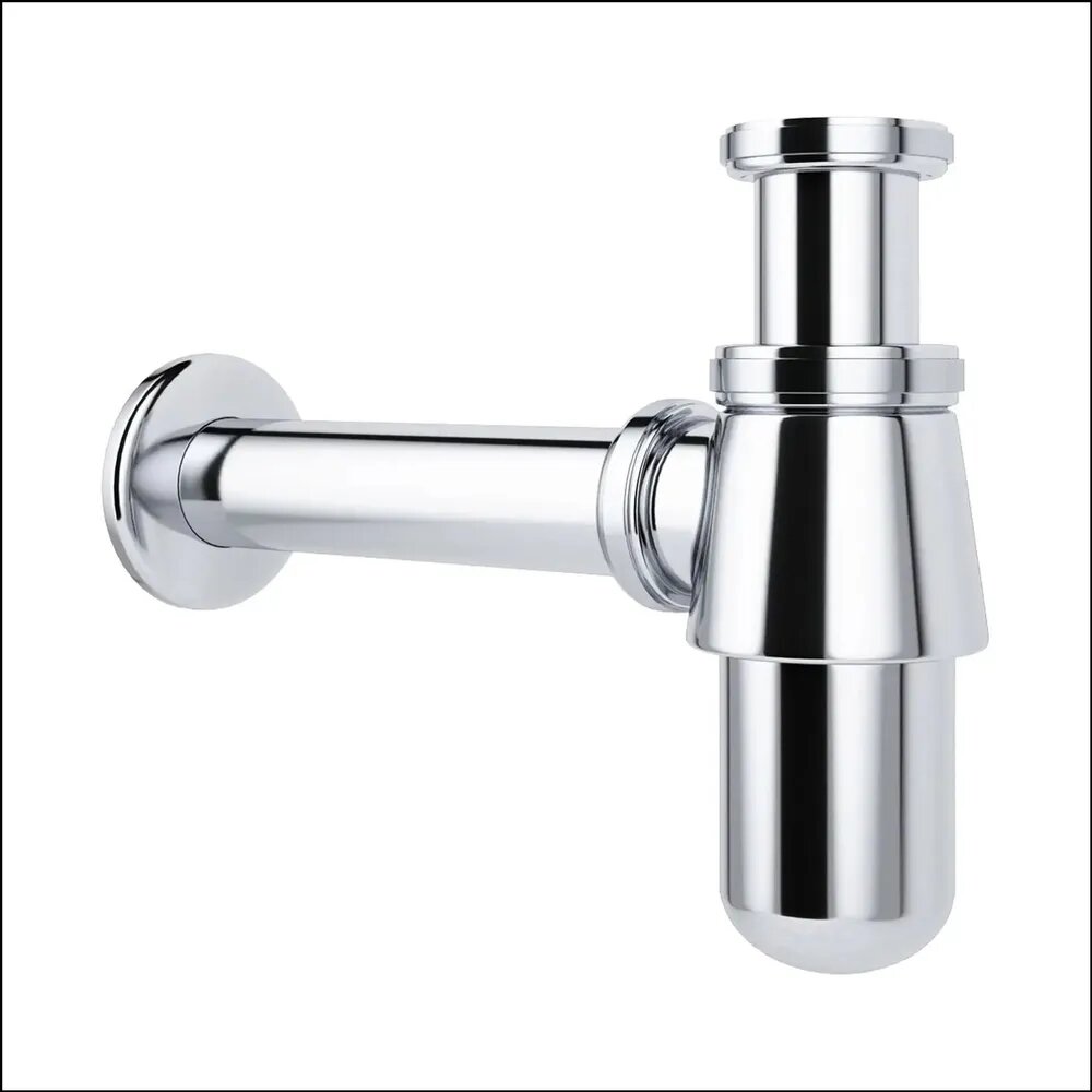 Сифон для раковины Wellsee Drainage System 182103000, латунь, цвет хром
