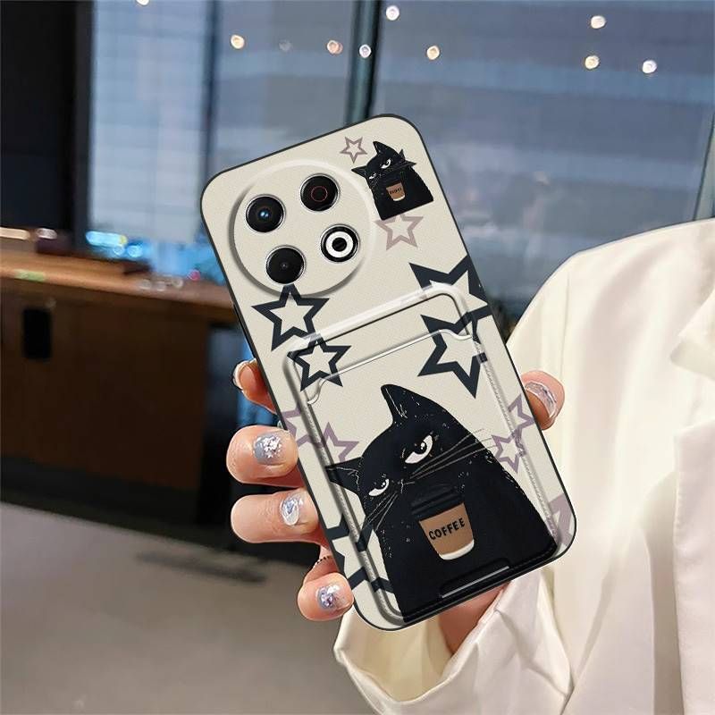 Чехол Lulumi для Tecno Spark30 Pro 4G/KL7, грязеотталкивающий, полностью облегающий, противоударный, с отделением для карт, мягкий чехол.