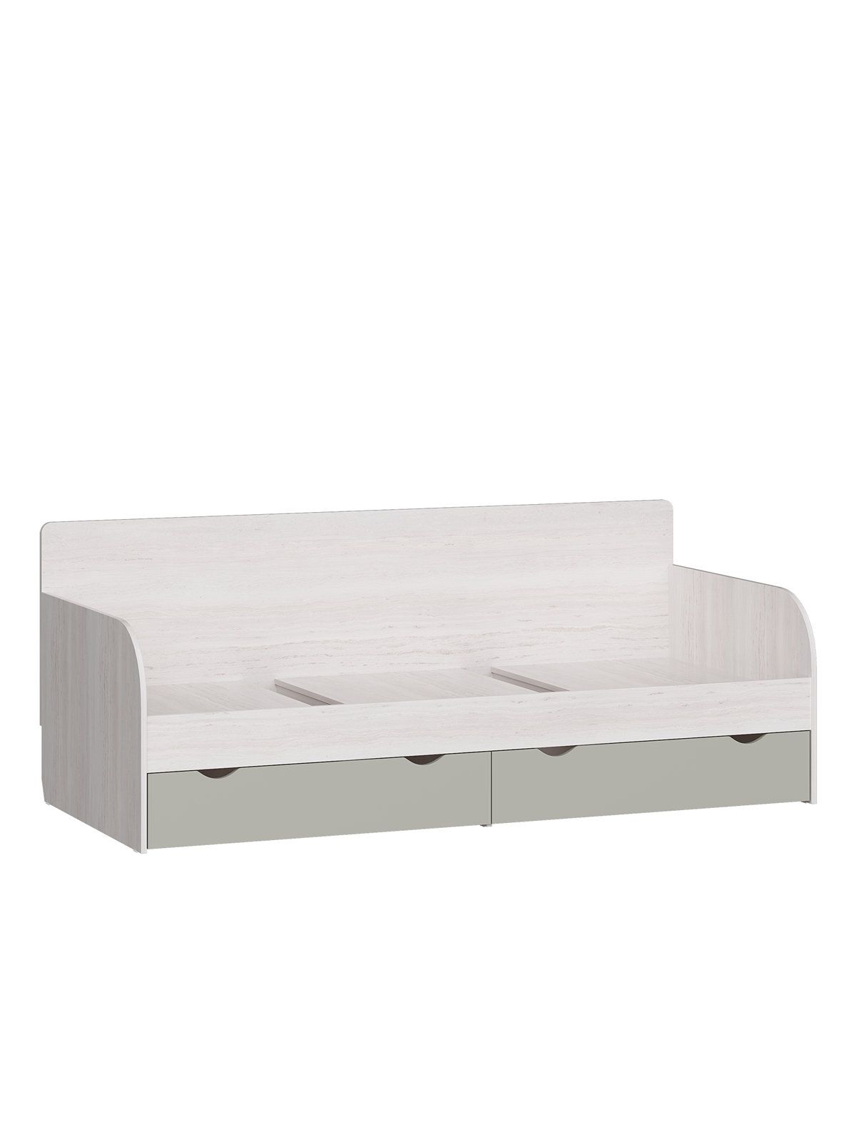 Кровать-тахта 900 Юлия дюна/шалфей, кровать детская, 93,8x203,2x80