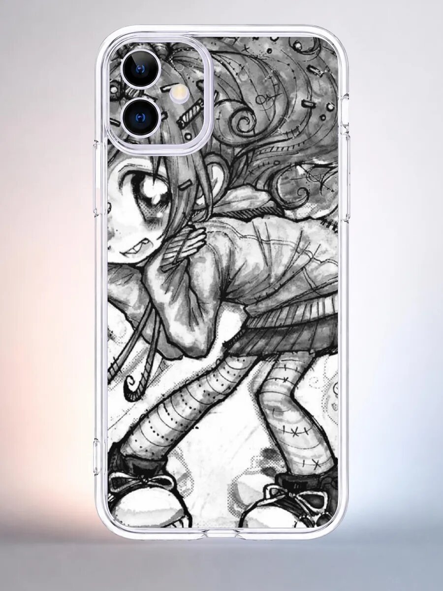 Чехол iPhone 13 девушка с Y2K Indie Sleaze
