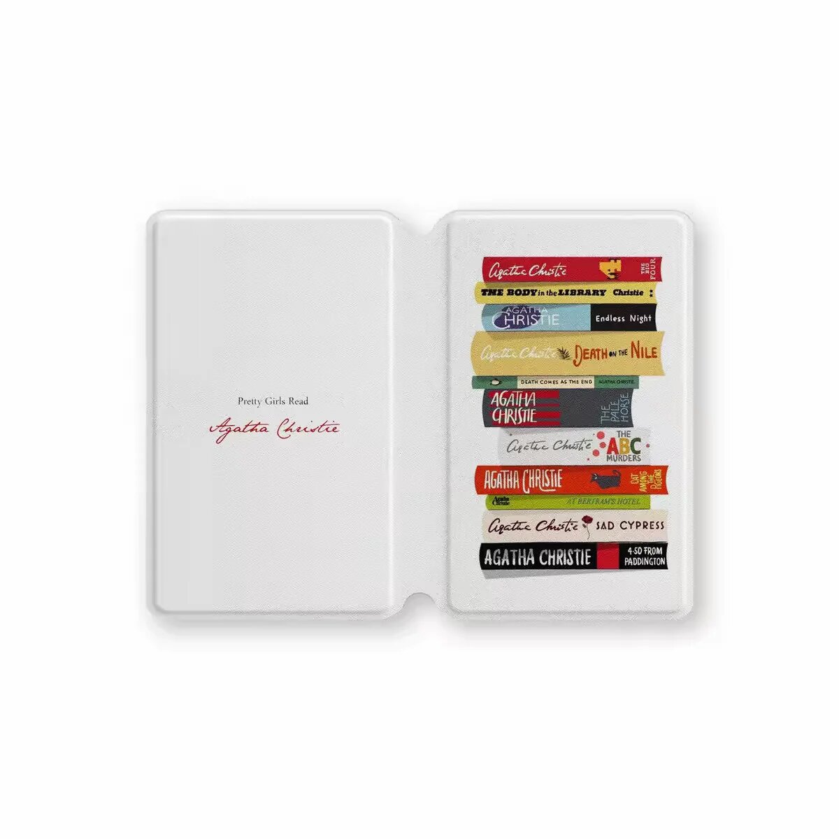 Магнитный чехол XTEINK X3/X4 для электронных книг прозрачный For XTEINK X4, Case-Agatha fan