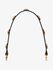 Сумка ETRO Leather bag handle with oval-shaped studs, коричневый