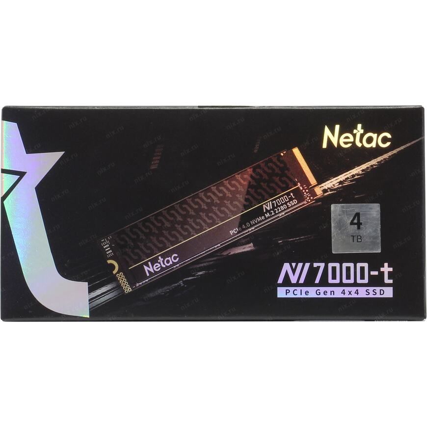 Netac 4 ТБ Внутренний SSD-диск NV7000-t, M.2, PCI-E 4.0 (NT01NV7000T-4T0-E4X)
