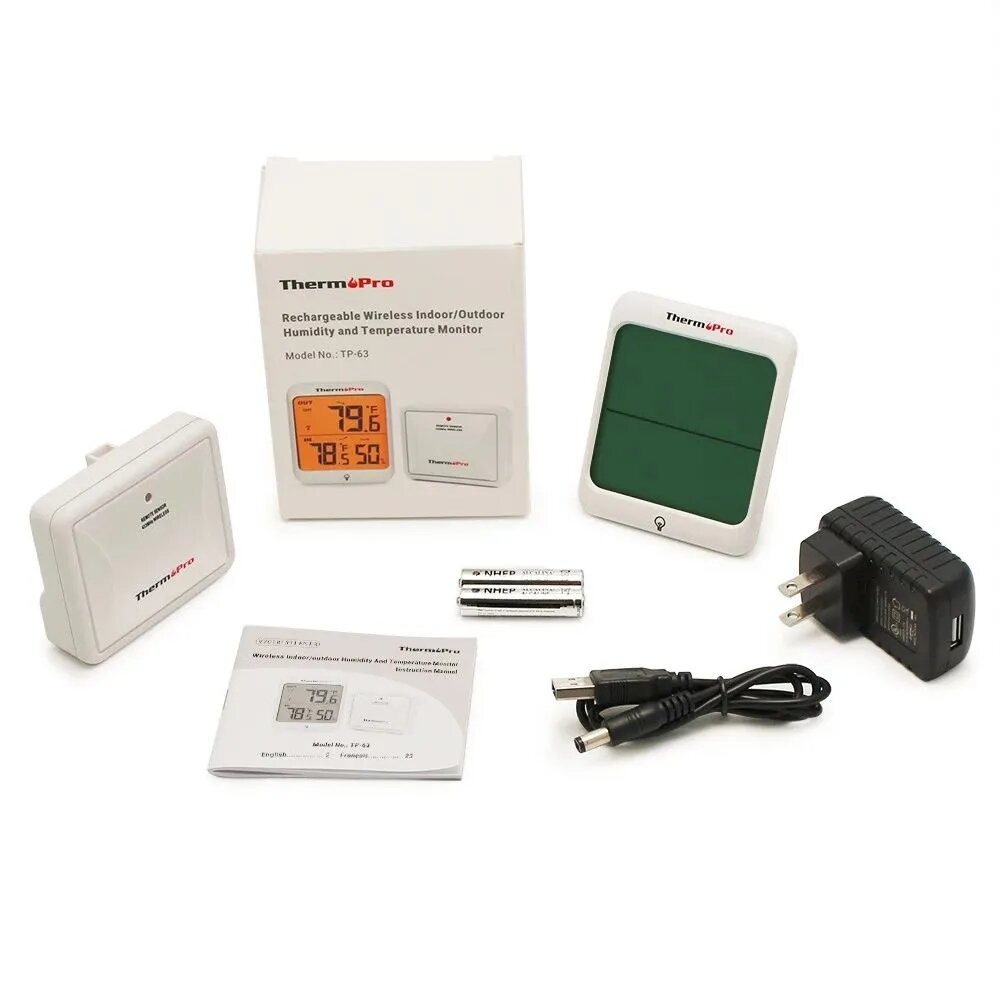 ThermoPro TP 63C беспроводная цифровая метеостанция с подсветкой