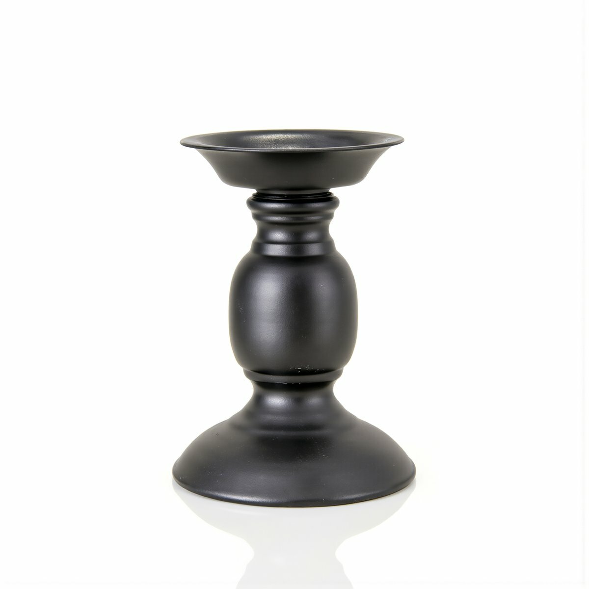 Подсвечник оптимальный размер металлический европейский стиль для дома свадебных мероприятий декора стола, 430-16 черный