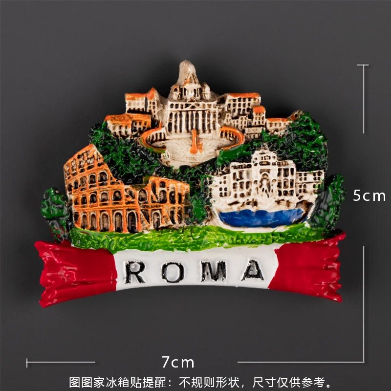 Магнит на холодильник "Рим", 3D, ROMA1