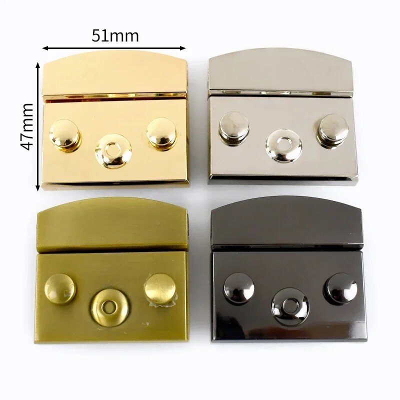 Металлические пряжки для сумок Deepeel 51x47mm, Brass