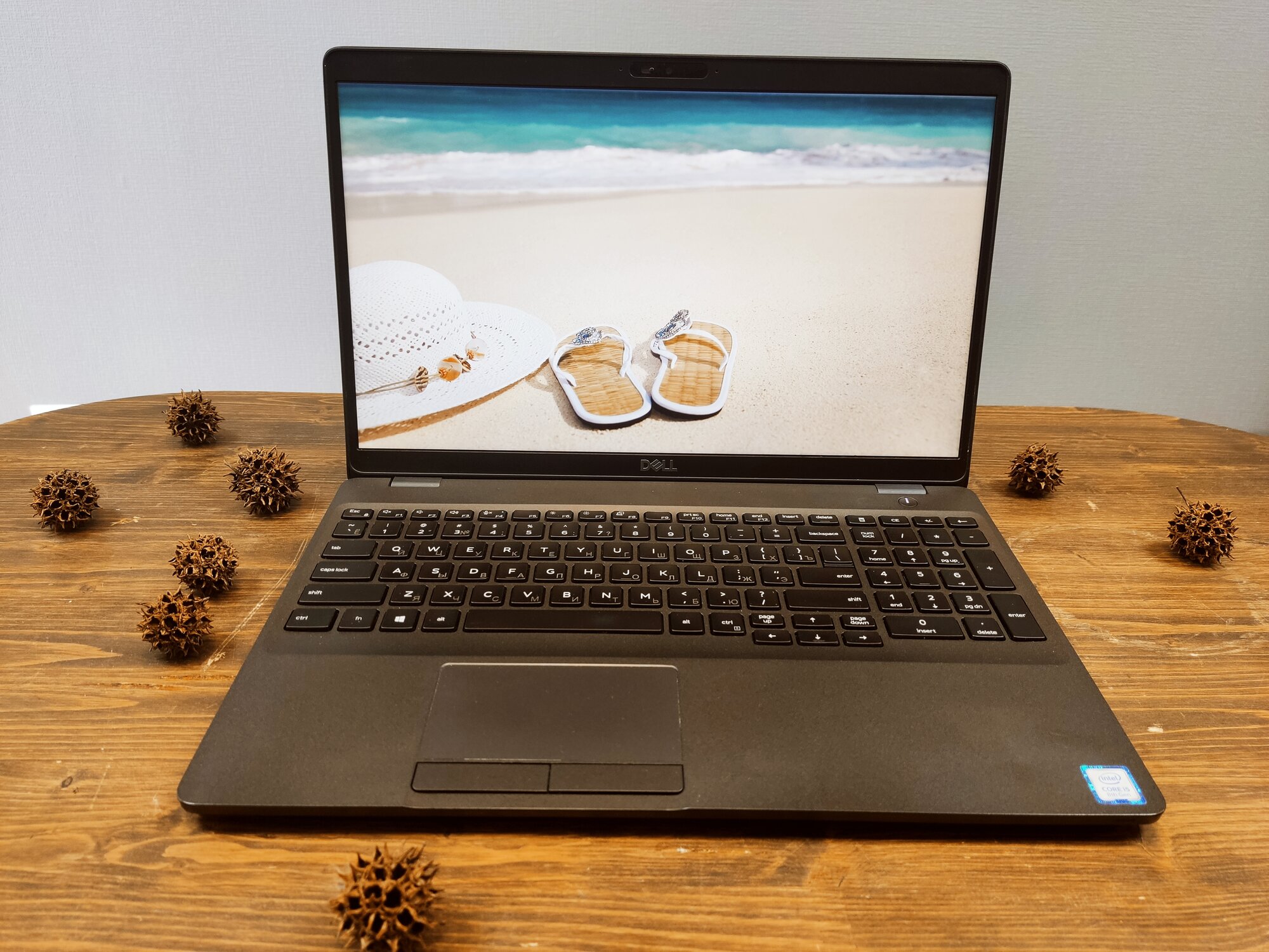 Ноутбук Dell Latitude 5500 15.6", Intel Core i5-8265U, RAM 8 ГБ, SSD 256 ГБ, Intel UHD Graphics 620, Windows Pro, серый, темно-серый, Русская раскладка