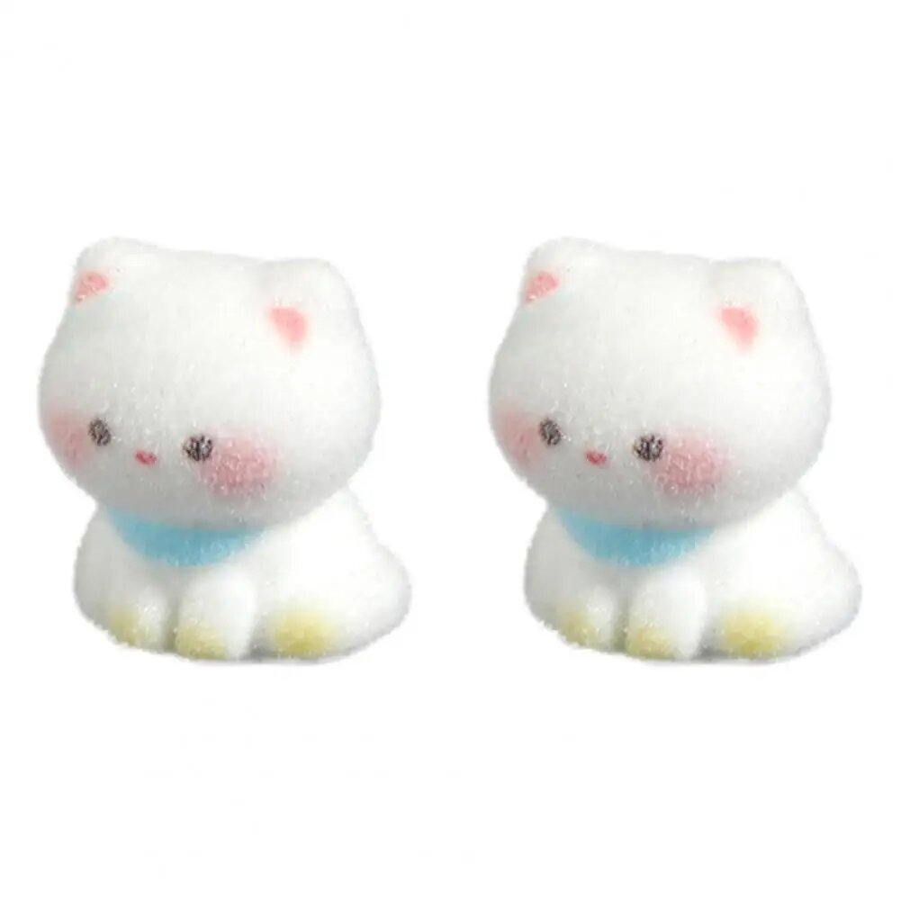 Миниатюрные фигурки кошек из смолы 2 шт. A
