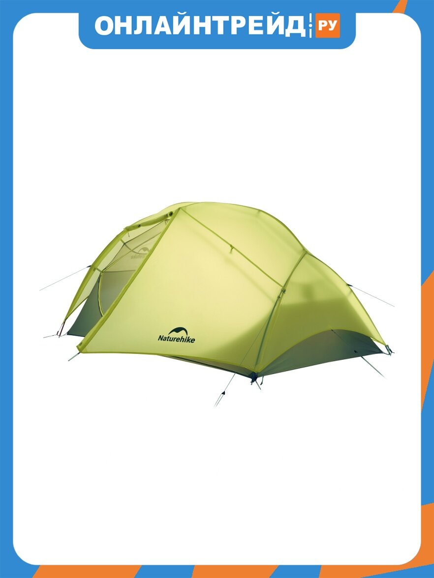 Палатка Naturehike Star River EXT Si 2-местная, алюминиевый каркас, сверхлегкая, желтая CNK2550WS023-2NYE