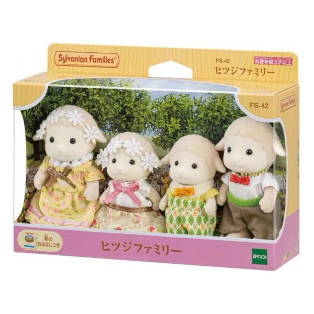 Sylvanian Families Набор Семьи Овечек "Sheep Family" FS-42