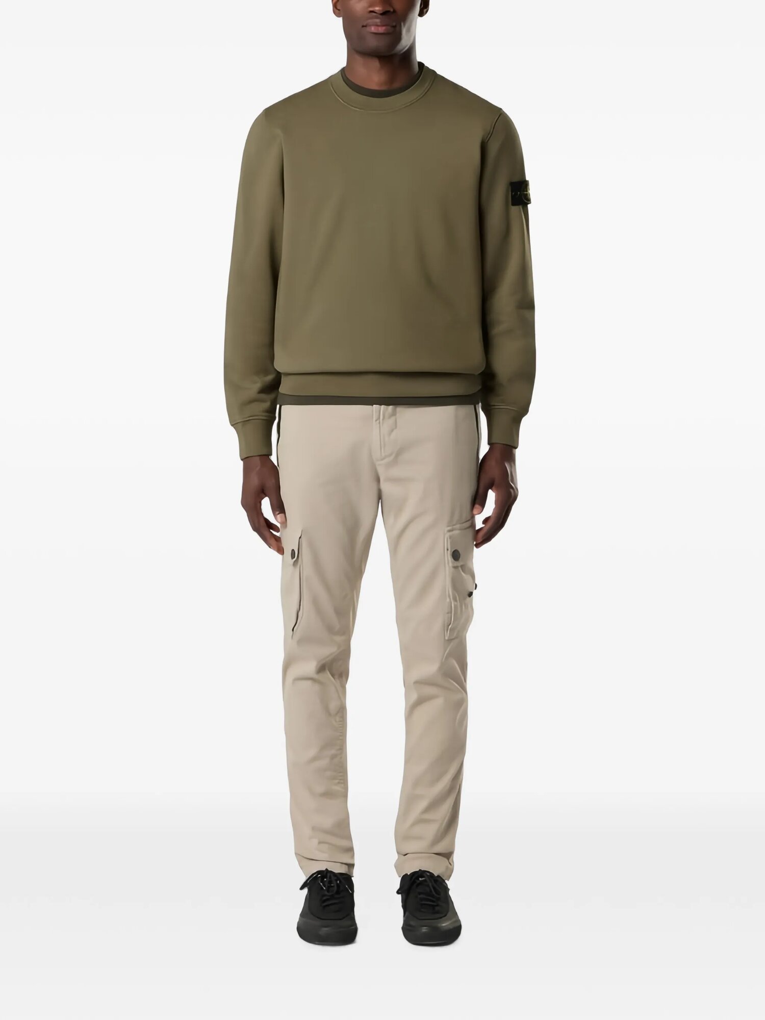 Толстовка Stone Island Logo-patch sweatshirt, размер M — фото 1
