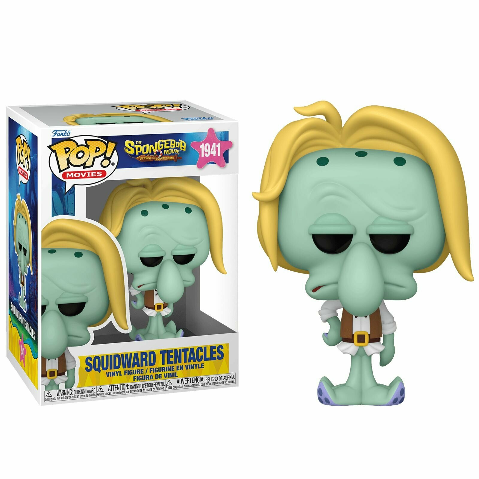 Фигурка Funko Pop Фанко поп Сквидвард Тентаклс пират Squidward Tentacles Pirate из мультика Губка Боб Квадратные Штаны 1941