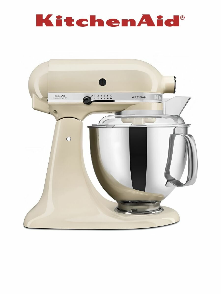 Планетарный миксер KitchenAid ARTISAN 5KSM175PSEAC 4.8 л, кремовый