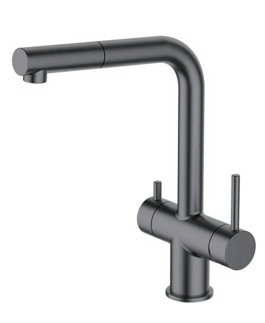 Смеситель для кухни Gappo G4397-79 цвет Оружейная сталь