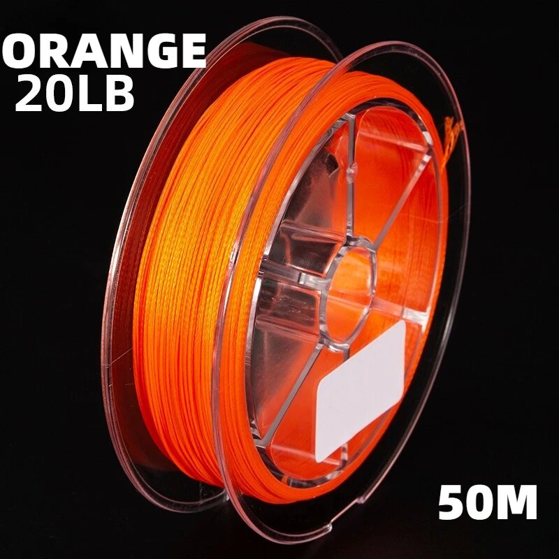 Плетеный бэк-лайн для нахлыста RPXBGUCKARHG 50м 20/30 фунтов Orange 20LB