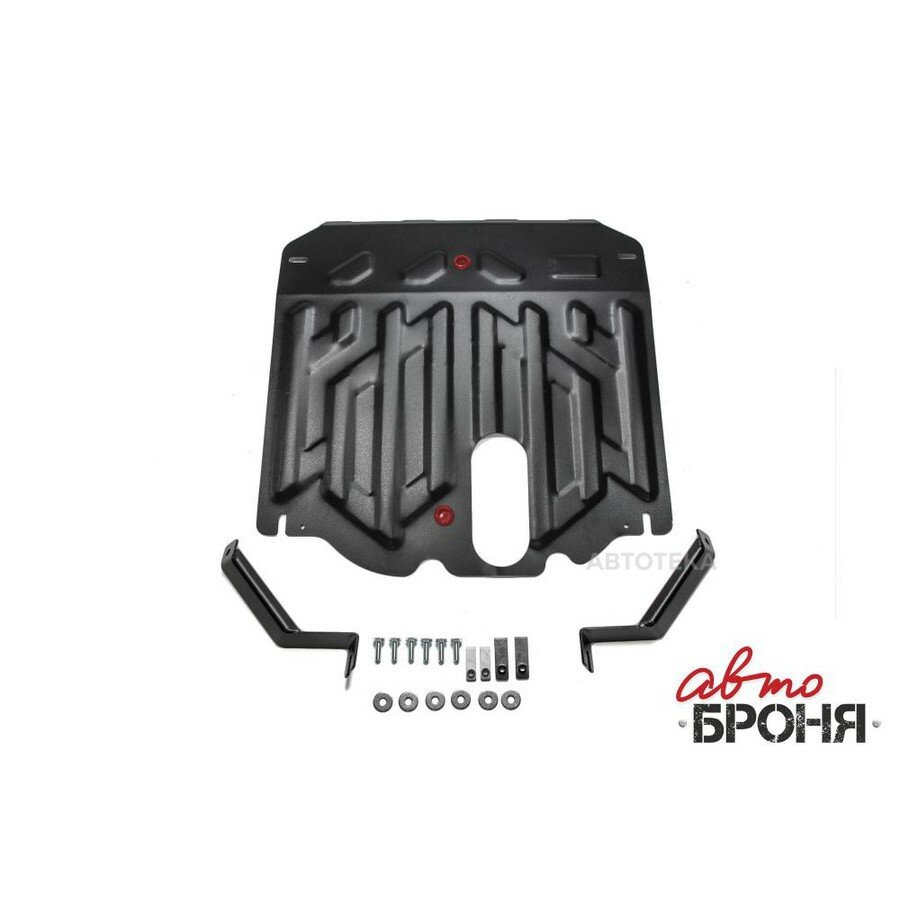 Защита картера и КПП HYUNDAI SANTA FE 12- (крепеж в комплекте) автоброня 111023411