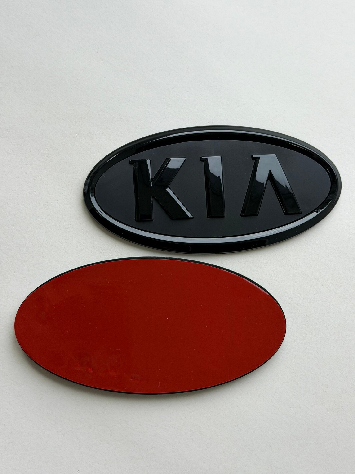 Эмблема KIA 130*65 мм шильдик логотип для авто Киа