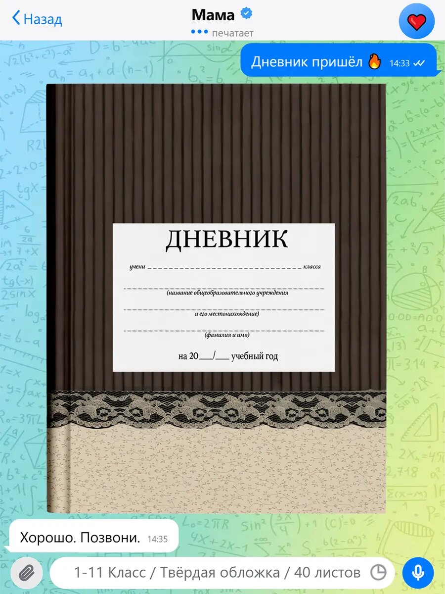 Школьный дневник с принтом y2k pinterest