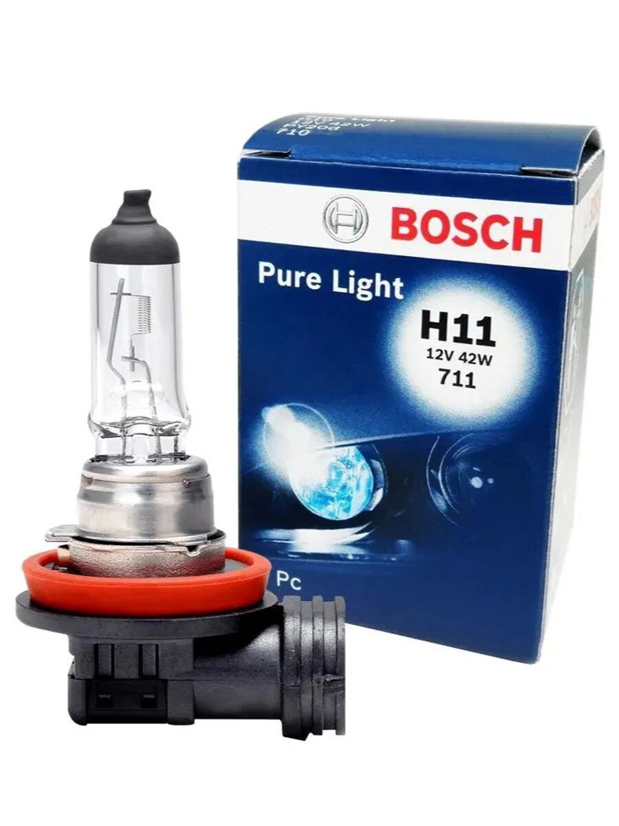 Лампа Bosch Pure Light H11 12V 55W PGJ19-2 1987302084
