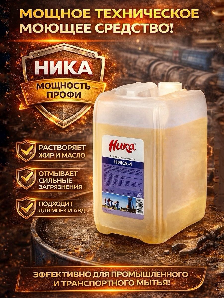 Ника-4 Средство моющее техническое, 5 кг