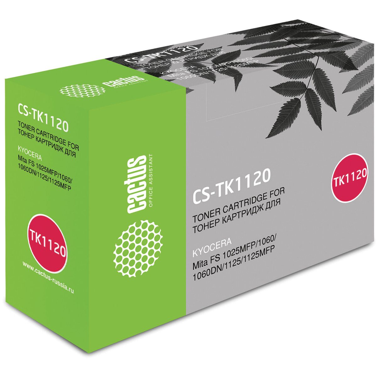 Картридж Cactus совместимый с Kyocera TK-1120 (3000 страниц) черный (1T02M70NX0) (CS-TK1120BK), 40шт.