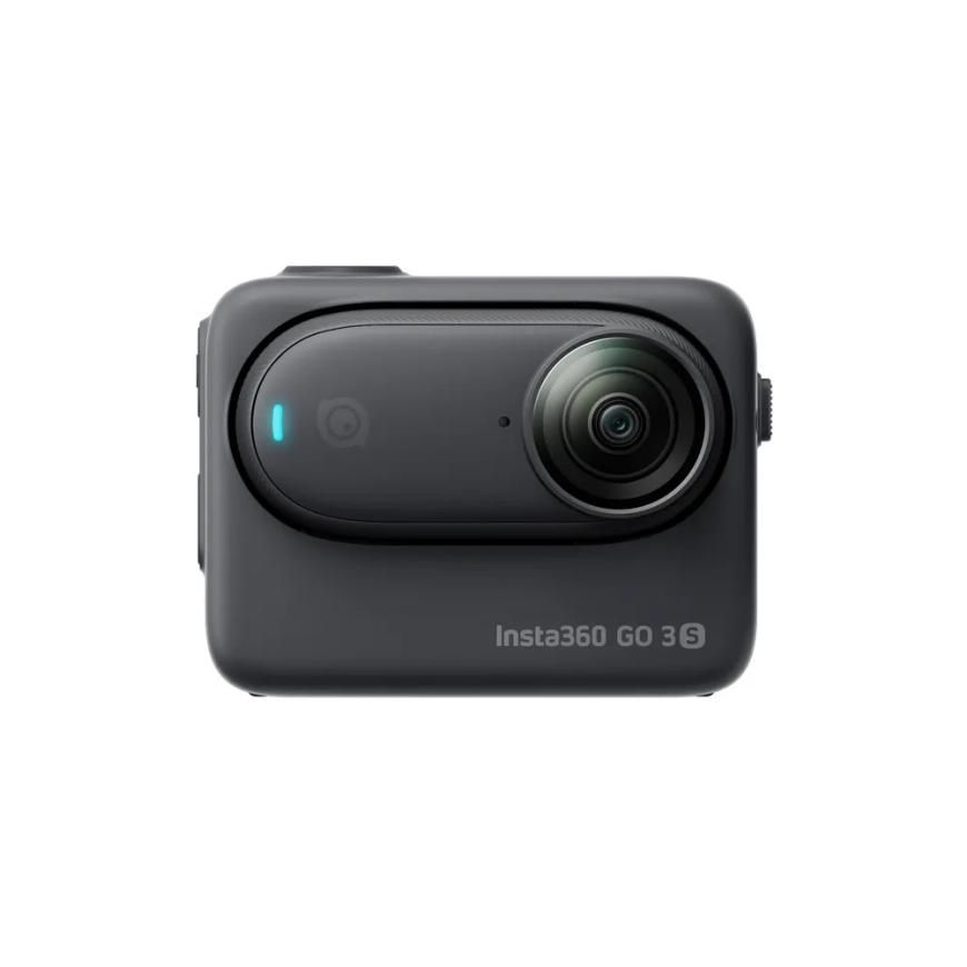 Экшн-камера Insta360 GO 3S Standard Bundle 128GB, 4K 30fps, водонепроницаемость IPX8 10 м, Action Pod 2.2", 140 мин, Midnight Black