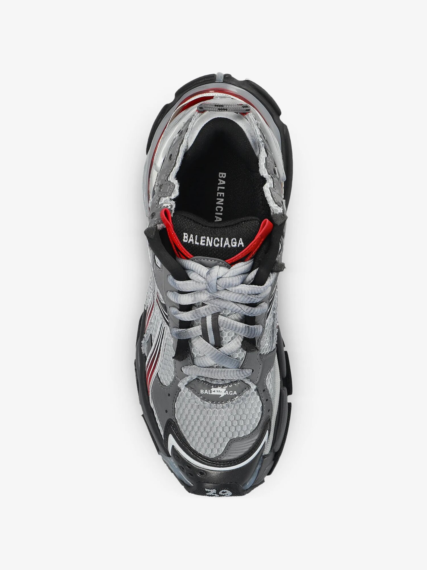 Кроссовки BALENCIAGA Runner Gradient, размер 41, серый — фото 1